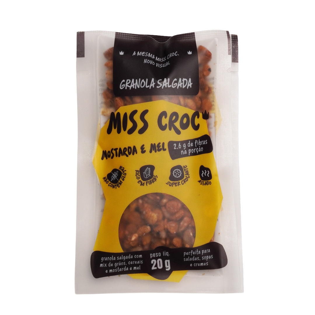 Kit Granola Mostarda & Mel – Sachês | Miss Croc